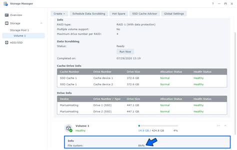 Synology How To Determine If You Use Btrfs Or Ext4 Marius Hosting