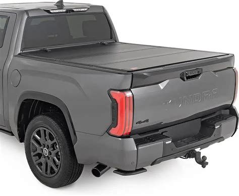 Rough Country Hard Flip Up Truck Bed Tonneau Cover For