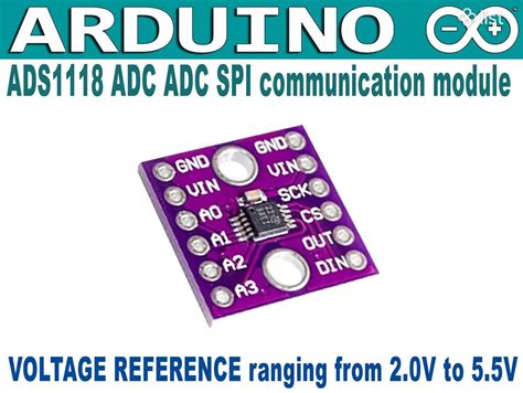 Ads1118 16 Ad Converter Adc Spi Arduino Module Ads 1118 Cod Ab0636 Everything Else In