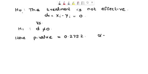 Solved T Test Paired Two Sample For Means Variable 1 Variable 2 2