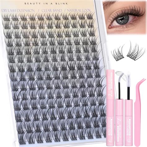 Natural Lash Clusters Kit Wispy Invisible Band Cluster