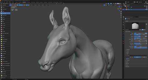 Weird Vertices On A Sculpt In Layout Mode Rblenderhelp