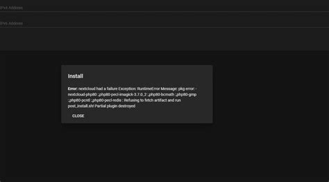 Nextcloud Plugin Not Installing Truenas Community