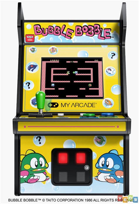 My Arcade Bubble Bobble Micro Player Vgdb Vídeo Game Data Base