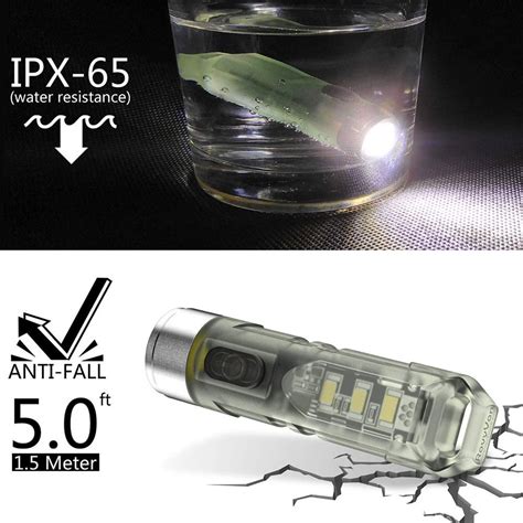 This Tiny Led Flashlight Has A Glow In The Dark Body