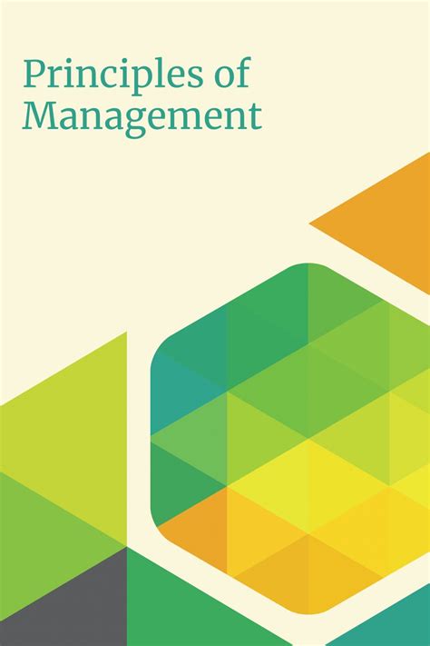 Principles Of Management Open Textbook