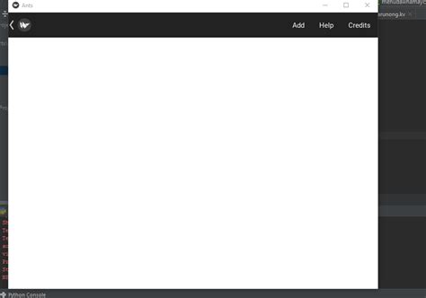 Python Kivy Not Changing Screens With Button On Actionbar Stack Overflow