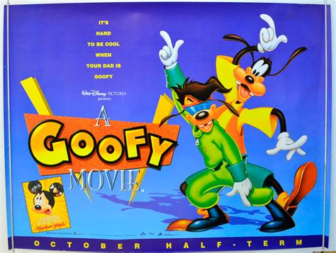 “a Goofy Movie” Original British Quad Poster Film Poster Movie Pos