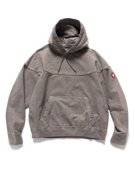 Cav Empt Overdye Round Cut Heavy Gray Hoodie | WHAT’S ON THE STAR?