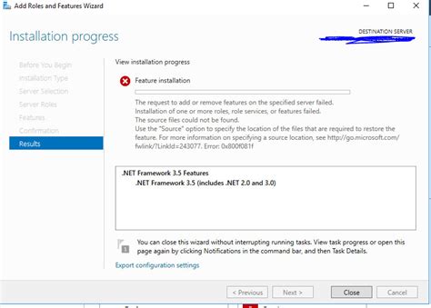 Can T Install NET 3 5 On Windows 2016 Windows Spiceworks Community