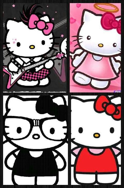 Hello Kitty Different Faces