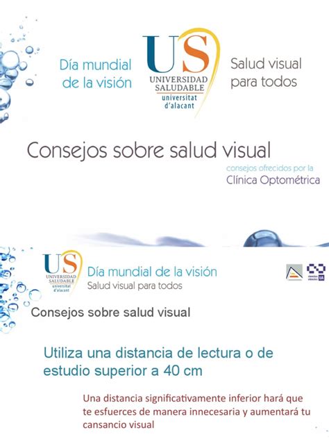 Consejos Salud Visual Descargar Gratis Pdf Percepción Visual Gafas De Sol