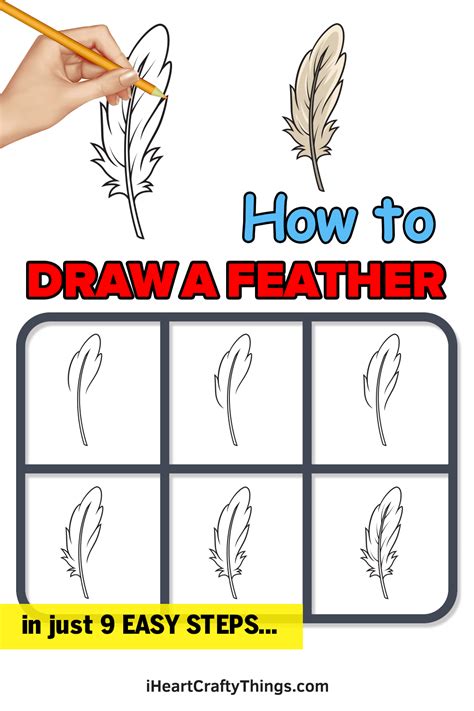 How To Draw A Feather Step By Step