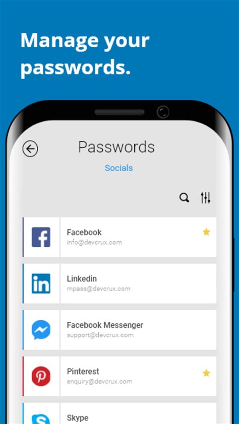 Mpass Secure Password Manager For Android Download