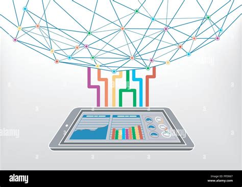 Cloud Computing Connected To The World Wide Web Internet Stock Vector Image And Art Alamy