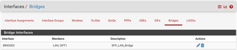 PfSense Bridge Ethernet SFP Configuration On The Netgate Linux Cybersecurity In