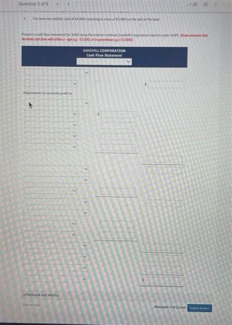 Solved Question 5 of 6 View Policies Current Attempt in | Chegg.com