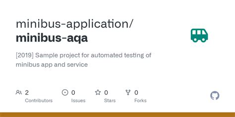 Github Minibus Applicationminibus Aqa Sample Project For Automated
