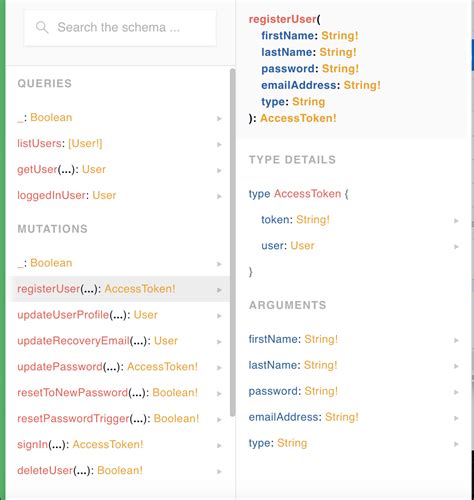 Javascript Getting An Error When I Register A User Using Graphql