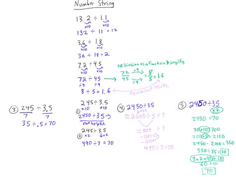 life beyond the algorithm division of decimals number strings