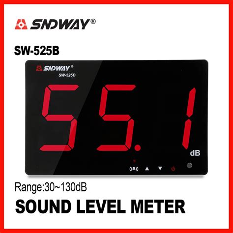 sndway sound level meters digital sound level meter 30~130db noise db