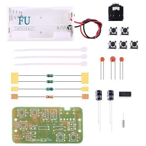 76mhz 108mhz Stereo Fm Radio Receiver Module Fm Diy Electronic Soldering Kit Circuit Pcb Board