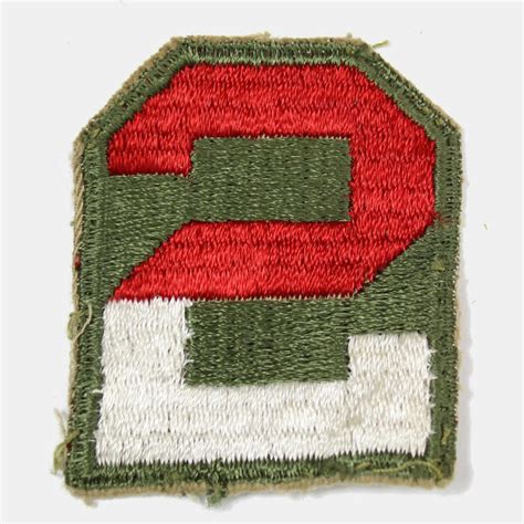 2nd Army Us Guerre Infantry Normandy World War Ii Militaria Ssi Patch