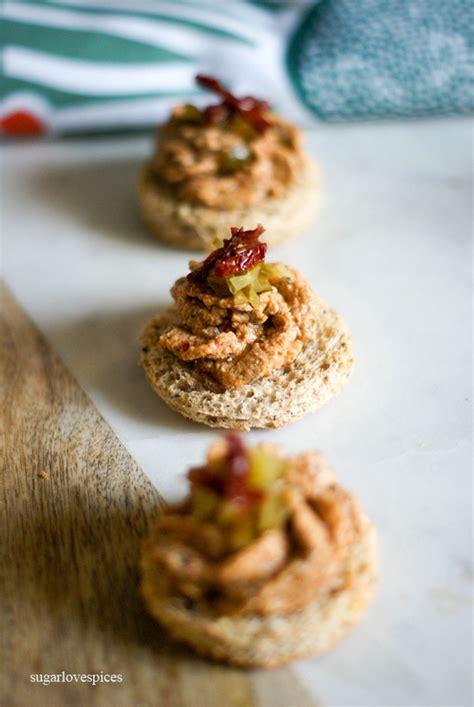 Fresh Salmon Mousse Canapés Sugarlovespices