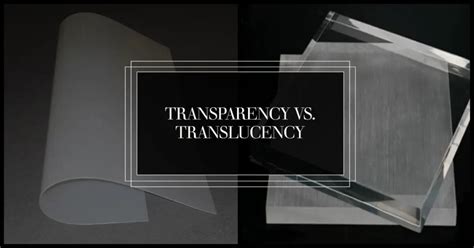 Transparency Vs Translucency Key Differences ＆ Applications