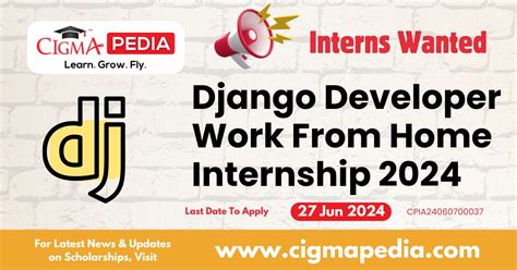 Django Developer Work From Home Internship 2024 How To Apply For
