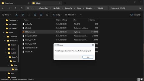 Failed To Open Descriptor File In It Takes Two Rpiratedgames