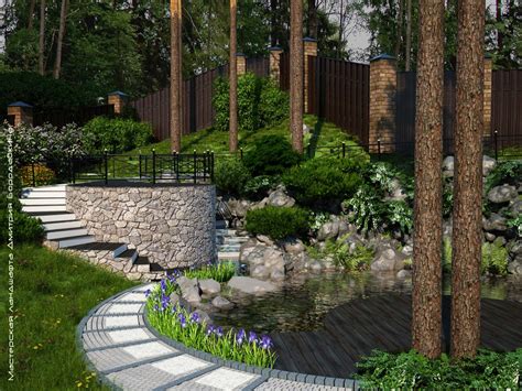 Каскадный ландшафт на участке 49 фото НА ДАЧЕ ФОТО