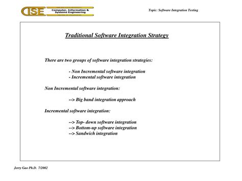 Ppt Software Integration Testing Powerpoint Presentation Free