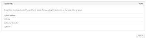 Solved Question 1 1 Pts Arrays Can Have Any Legal Variable