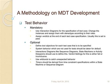 Model Driven Testing With Uml 20 Ppt