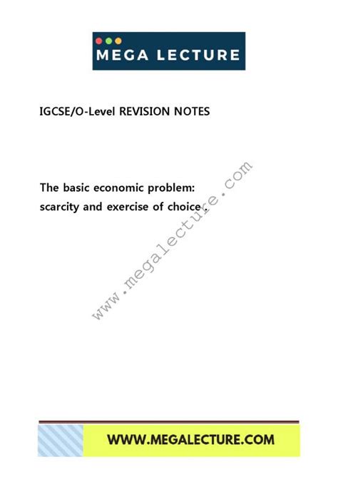 Igcse Economics Notes Pdf 128320 Igcse Economics Revision Notes