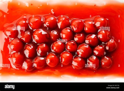 Red Ruby Cherry Stock Photo Alamy