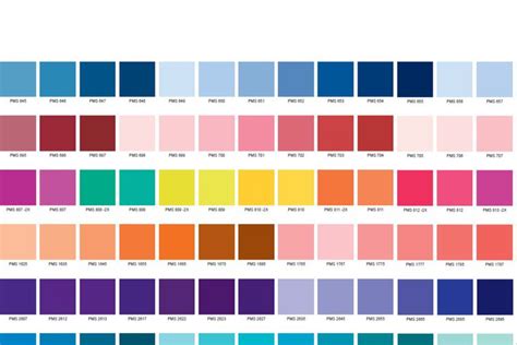 Pantone Color Chart Pdf