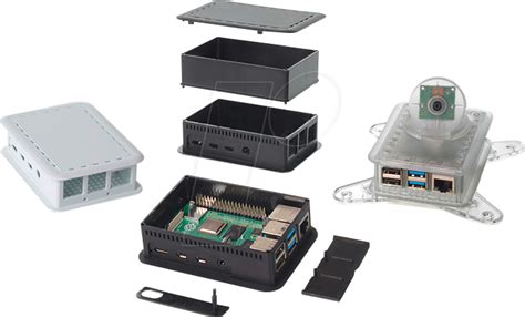 tek cam4 40 wt gehäuse für raspberry pi 4 and kamera weiß bei reichelt