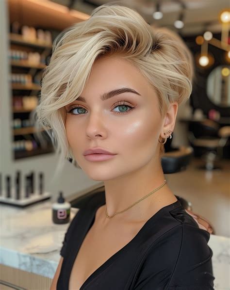 Chic Short Hairstyles For Oval Faces From Pixies To Bobs Messy Short
