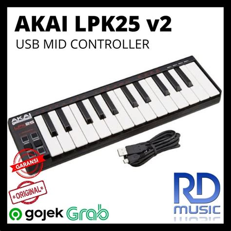 Jual Akai Lpk25 V2 Usb Midi Keyboard Controller 25 Key Shopee Indonesia
