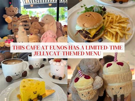 Jellycat Themed Menu At Simplicite Cafe In Eunos For A Limited Time