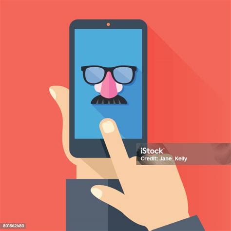 Vpn 응용 프로그램 익명 프록시입니다 손 보유 하 고 스마트폰 화면에 위장 마스크 화면을 터치 하는 손가락 인터넷 온라인 개인 정보 보호 익명 브라우징 프록시 브라우저