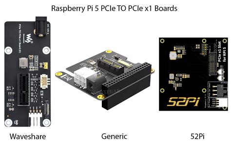 Pcie X1 Slot Adapters Let The Raspberry Pi 5 Sbc Interface With