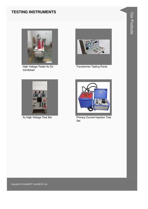 Secondary Current Injection Test Set At ₹ 55000piece Secondary