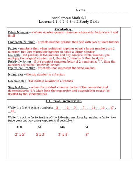 Prime Numbersdefinition Chart Examples Practice Doc Template Pdffiller
