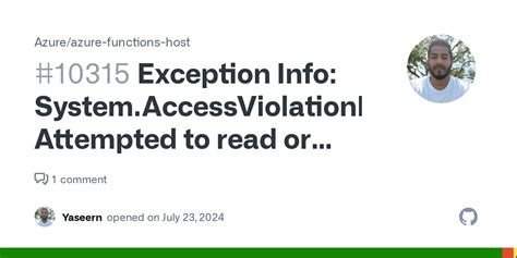 Exception Info Systemaccessviolationexception Attempted To Read Or Write Protected Memory