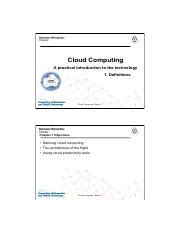 Cloud Computing 01 Defining Cloud Computing Pdf Cloud Computing A Practical Introduction To