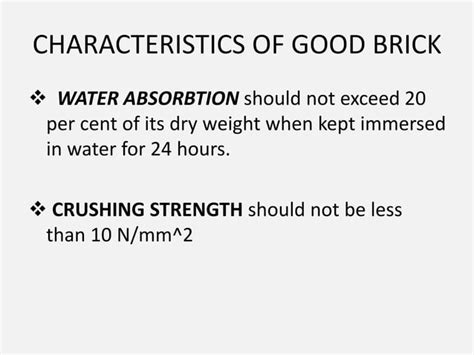 Classification And Characteristics Of Brick Pptx Geology Science