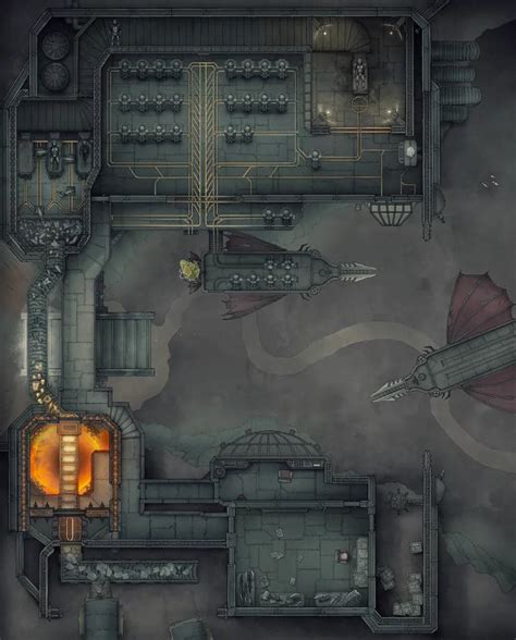 Steampunk Warforged Factory Map Czepeku Store